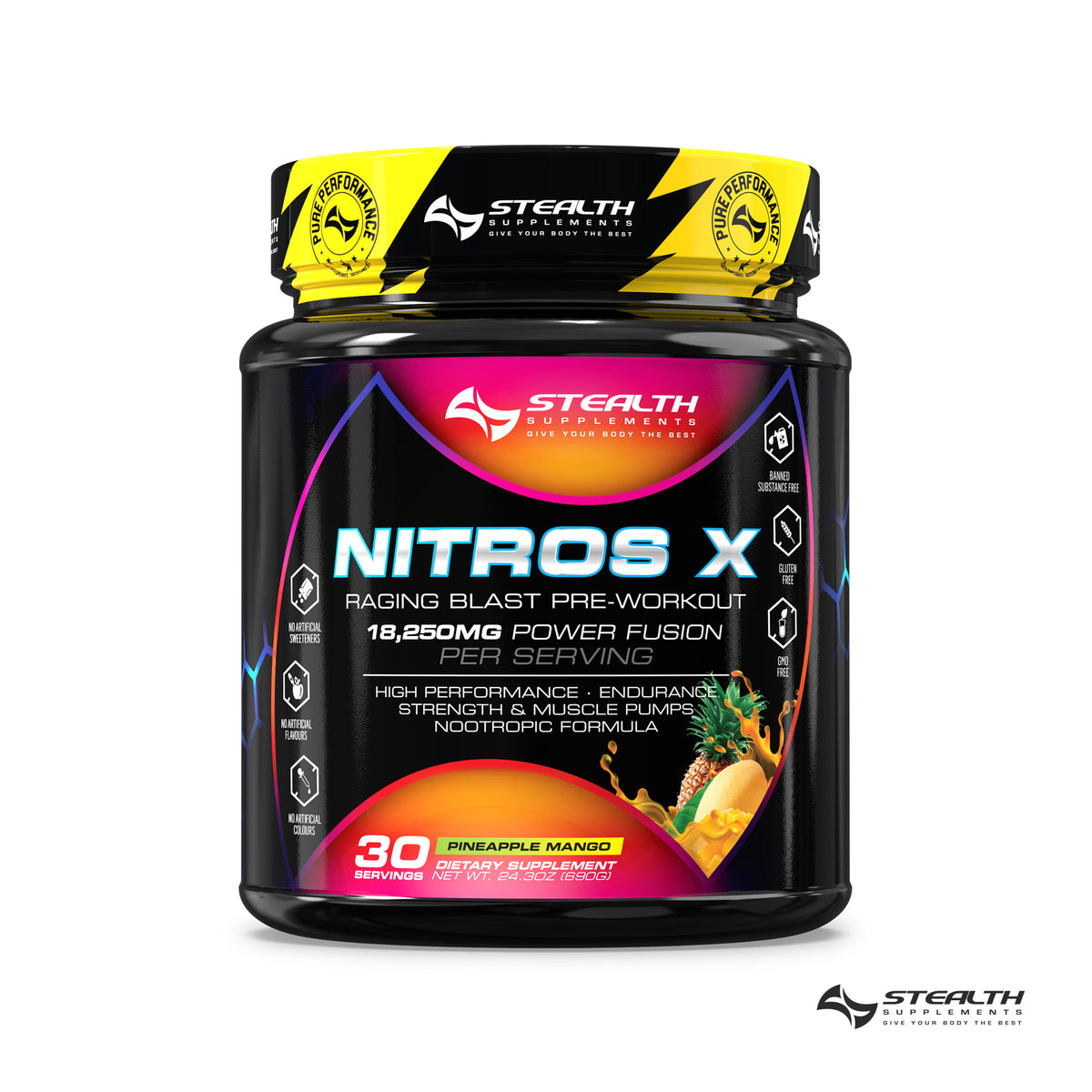 Top Pre-Workout Supplement US | Stealth Nitros X Raging Energy ...